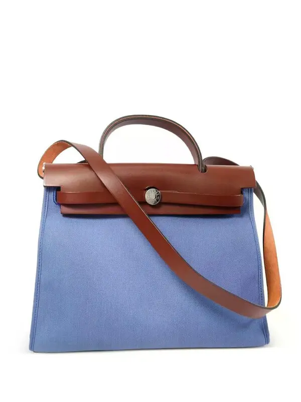 Hermès Herbag Pm Tote Bag - Blue