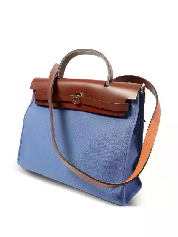 Hermès Herbag Pm Tote Bag - Blue