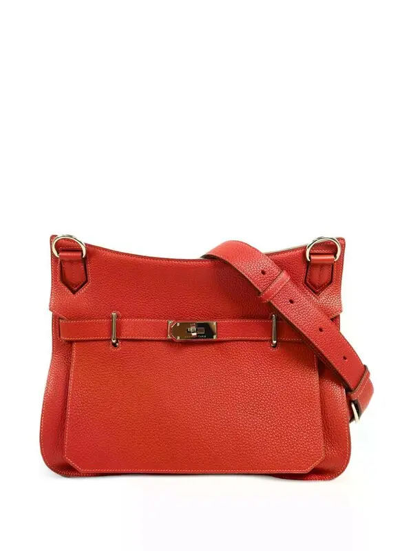 Hermès 34 Jypsiere Shoulder Bag - Red