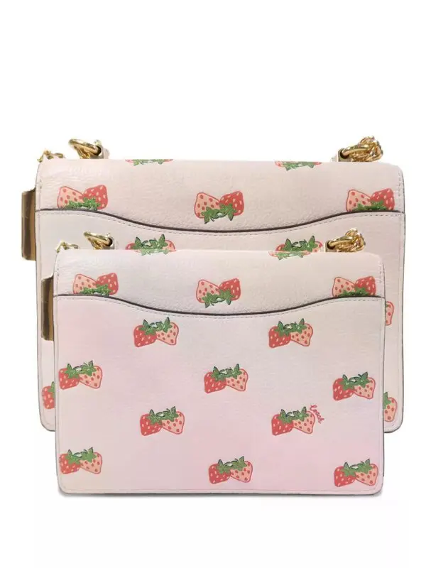 COACH VINTAGE Strawberry Print Shoulder Bag