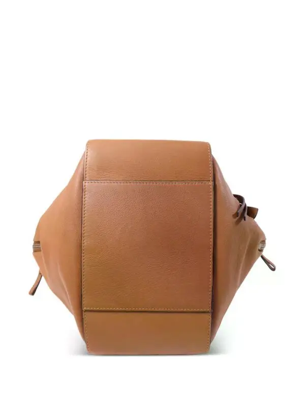 Loewe Hammock Leather Tote Bag - Neutrals
