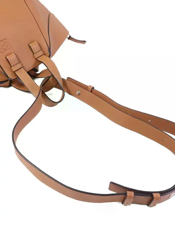 Loewe Hammock Leather Tote Bag - Neutrals