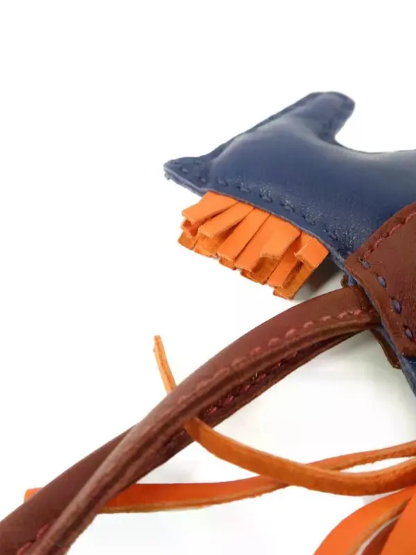 Hermès Pm Rodeo Horse Bag Charm - Blue