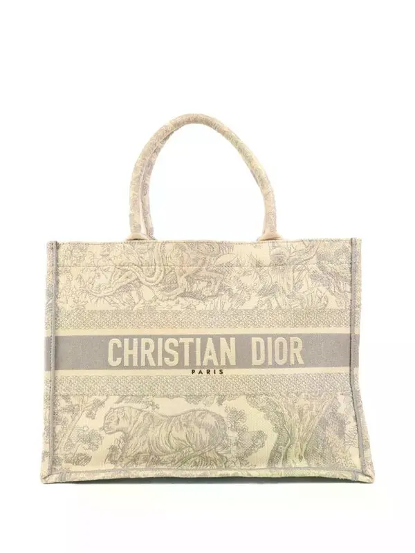 Dior Book Tote Bag - Neutrals