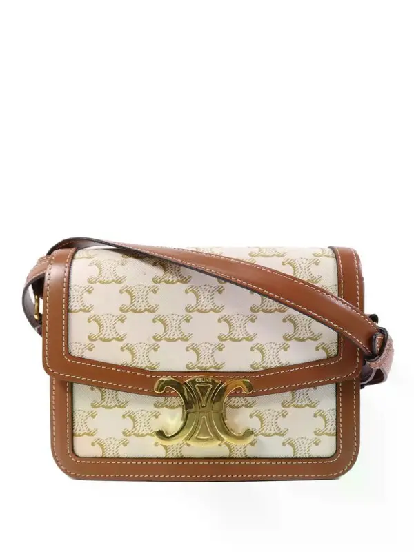 Celine Teen Triomphe Shoulder Bag - Neutrals