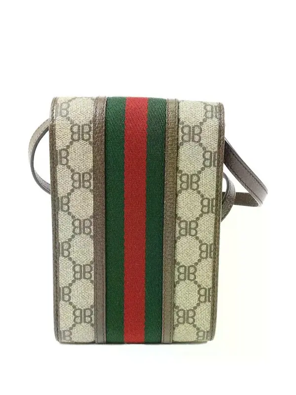 Balenciaga X Gucci Bb Monogram Shoulder Bag