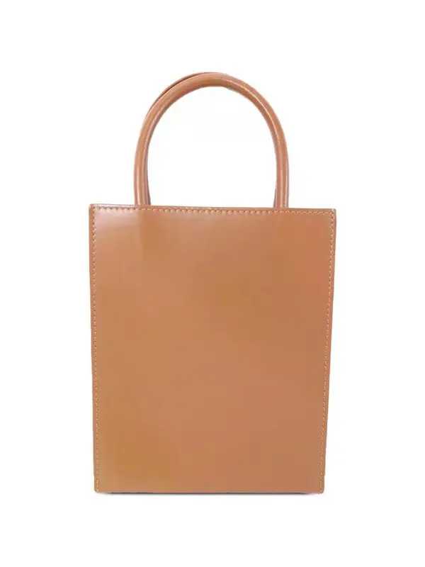 Loewe A5 Leather Tote Bag - Brown