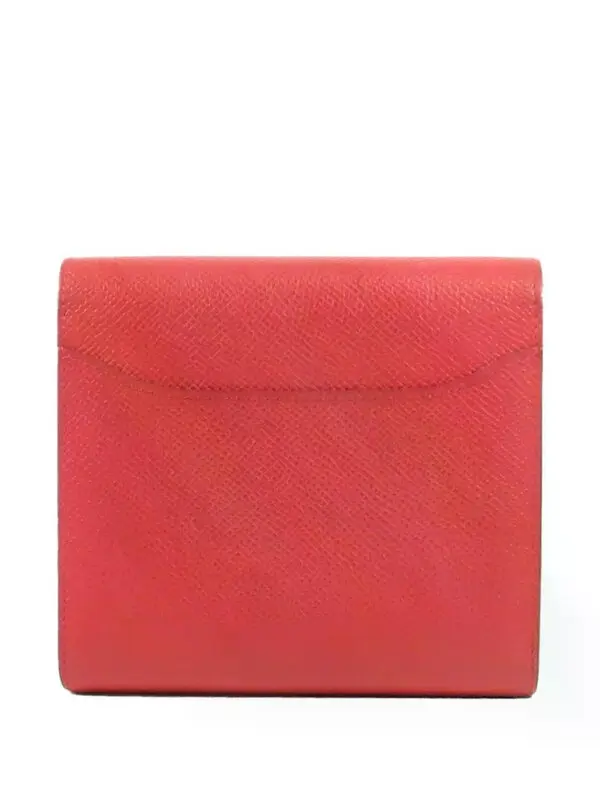Hermès 2017 Short Constance Wallet - Red