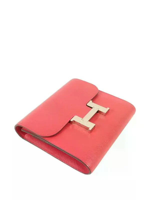 Hermès 2017 Short Constance Wallet - Red