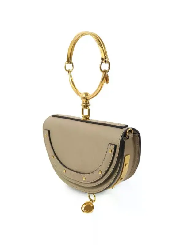 Chloé Nile Minaudière Bracelet Shoulder Bag - Grey