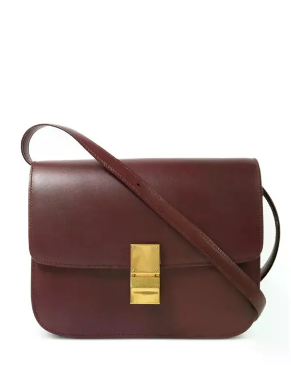Celine Classic Box Shoulder Bag - Red