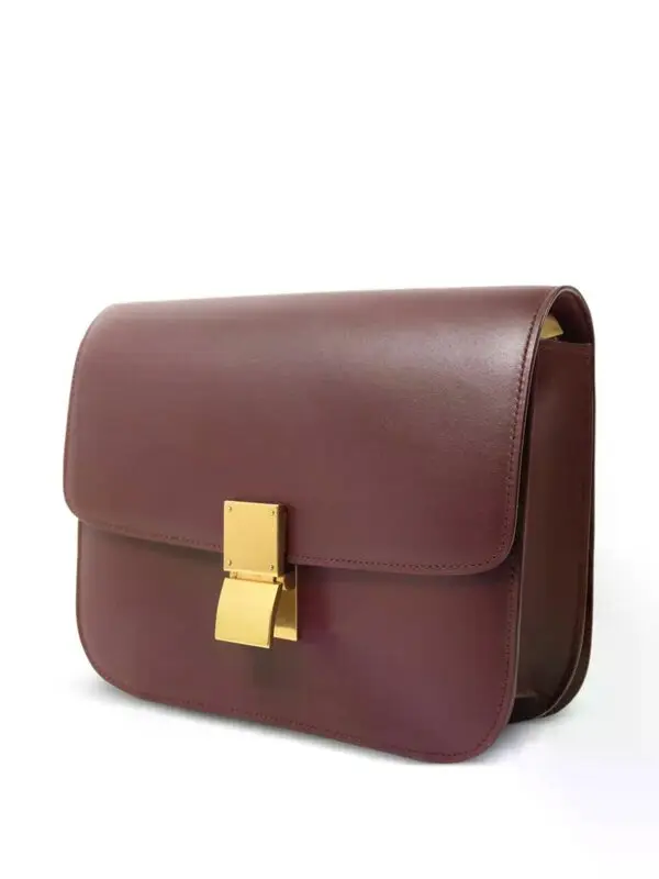 Celine Classic Box Shoulder Bag - Red