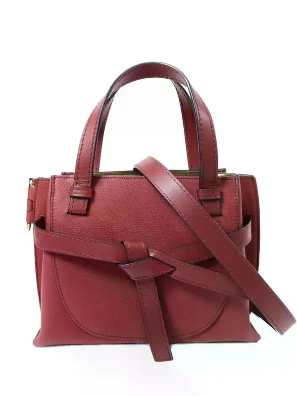 Loewe Gate Knot Tote Bag - Red