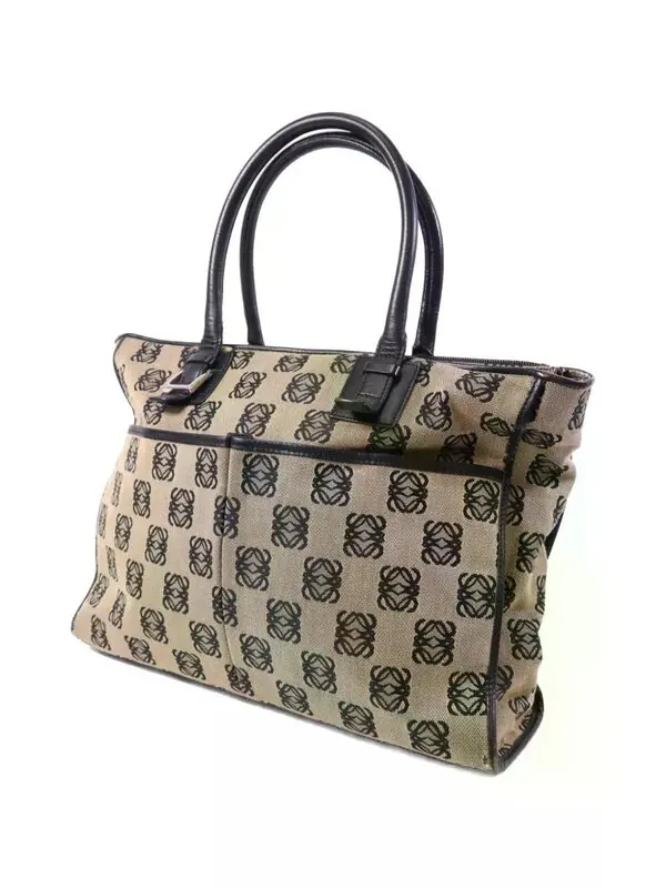 Loewe Anagram Canvas Handbag