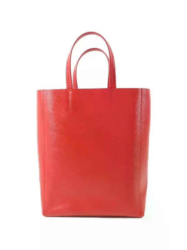 Celine Small Vertical Cabas Tote Bag - Red
