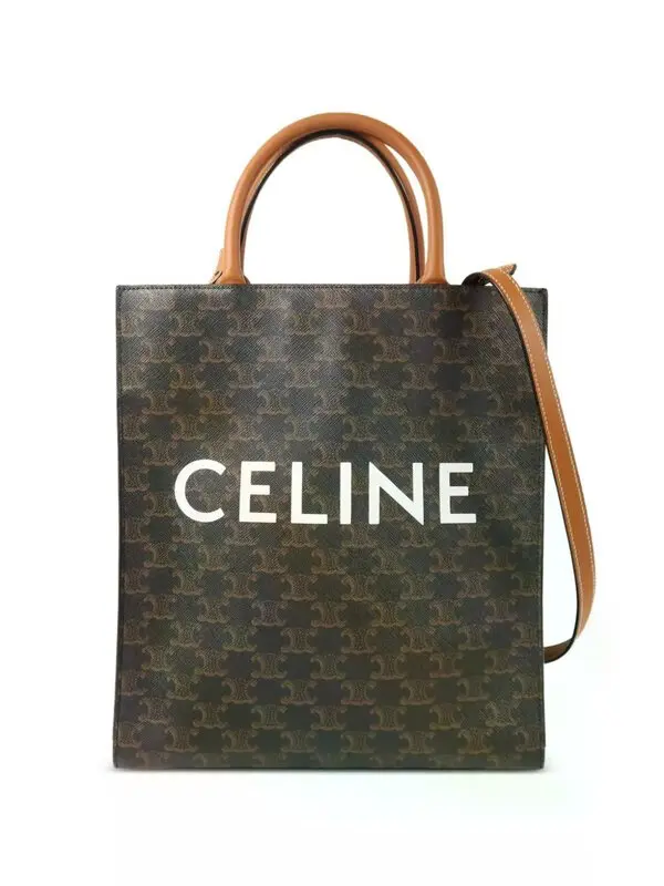 Celine Triomphe Cabas Tote Bag - Brown