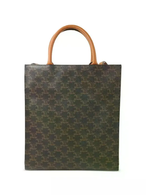 Celine Triomphe Cabas Tote Bag - Brown