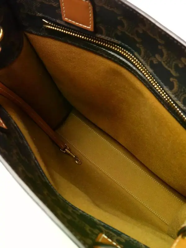 Celine Triomphe Cabas Tote Bag - Brown