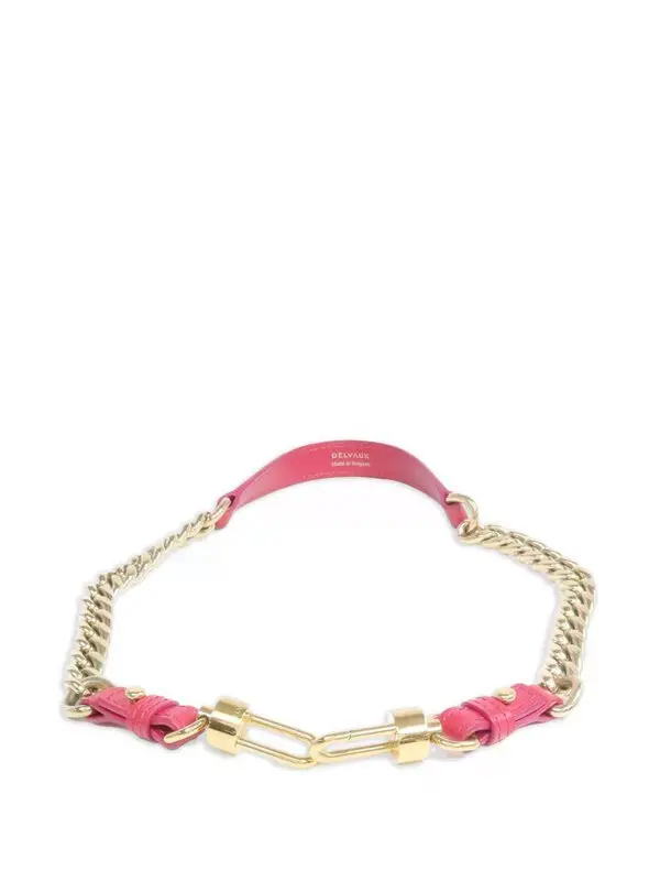 Delvaux Chain-link Shoulder Strap - Gold