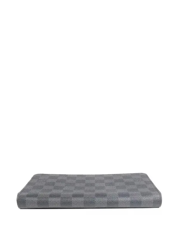 LOUIS VUITTON Damier Graphite Zippy Wallet - Black