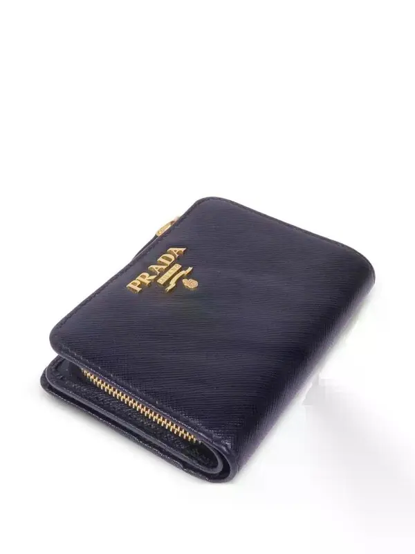 Prada Saffiano Leather Wallet - Black