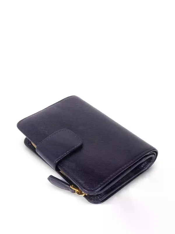 Prada Saffiano Leather Wallet - Black