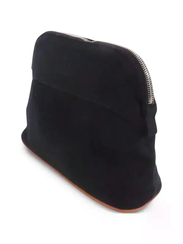 Hermès Bolide Canvas Clutch