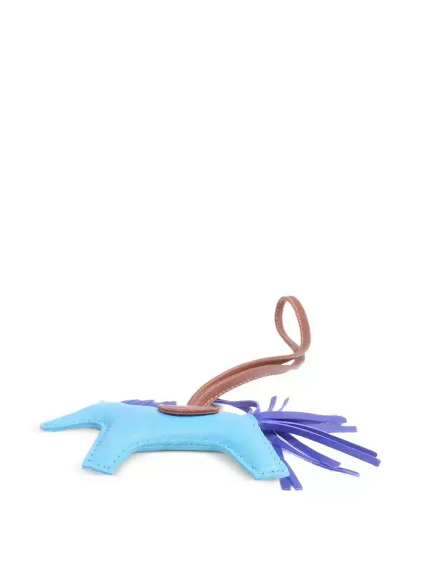 Hermès Pm Rodeo Horse-motif Charm - Blue