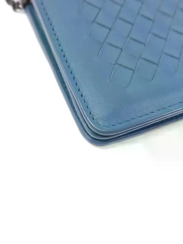 Bottega Veneta Intrecciato Chain Clutch Bag