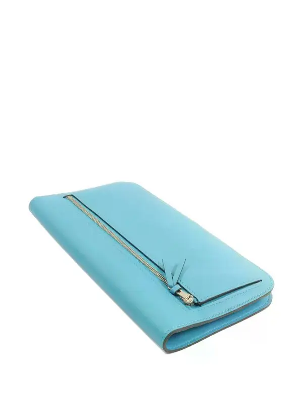 Hermès 2015 Gm Dogon Leather Wallet - Blue