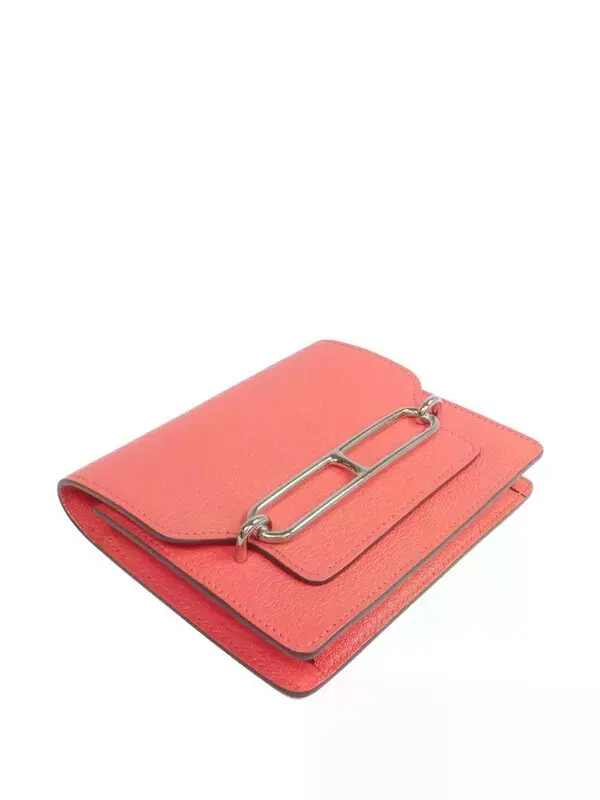 Hermès Roulis Slim Wallet - Red