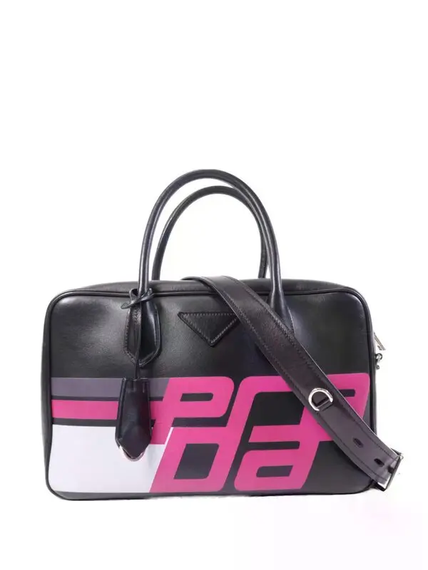 Prada Logo-print Leather Shoulder Bag