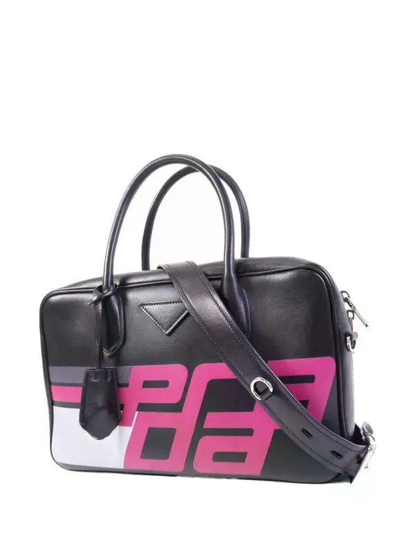 Prada Logo-print Leather Shoulder Bag
