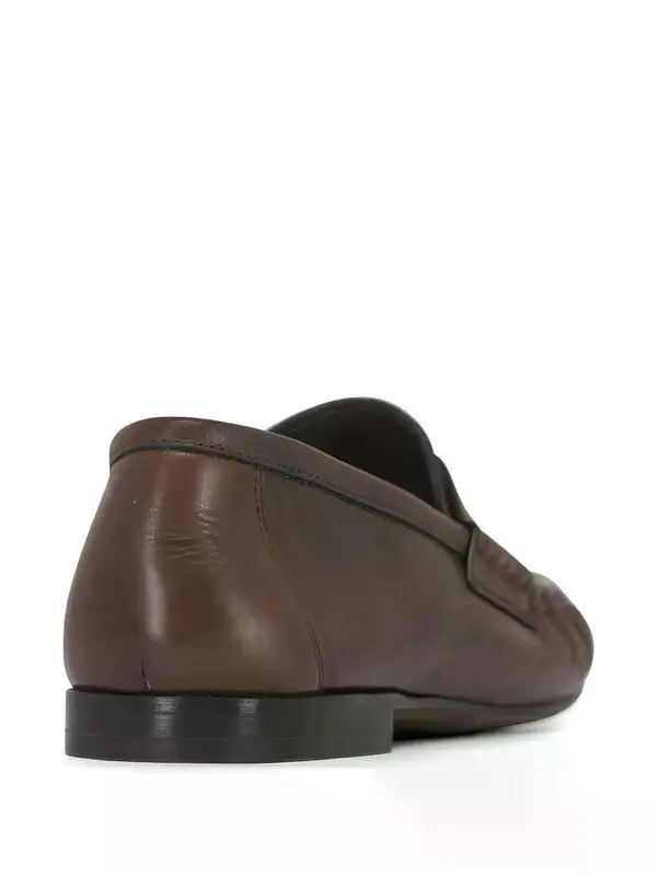 Brunello Cucinelli Monili-embellished Leather Loafers