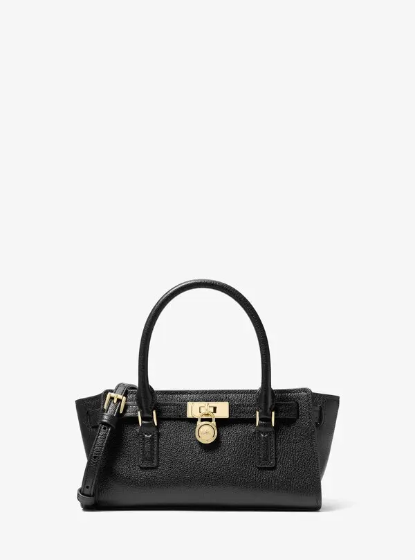 Michael Kors Hamilton Moderne Extra-small Leather Crossbody Bag - Black