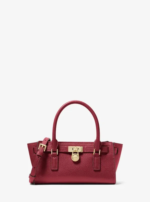 Michael Kors Hamilton Moderne Extra-small Leather Crossbody Bag - Red