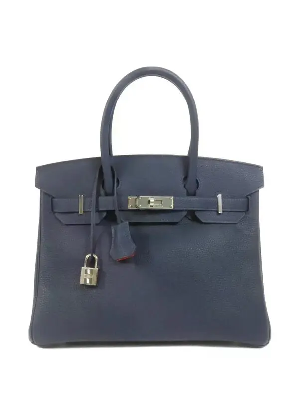 Hermès Birkin 30 Togo Tote Bag - Blue
