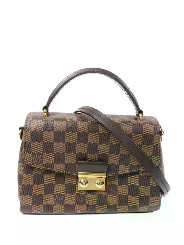 LOUIS VUITTON Damier Croisette Shoulder Bag - Brown