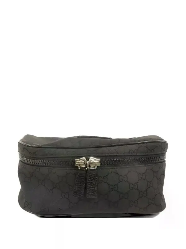 Gucci Gg Pattern Belt Bag - Black