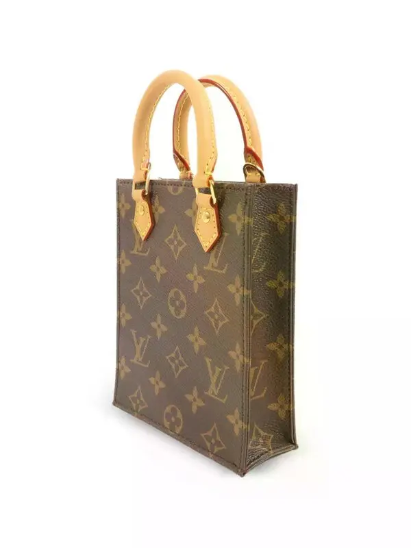 LOUIS VUITTON Monogram Petit Sac Plat Shoulder Bag