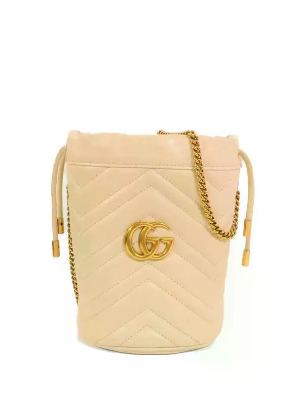 Gucci Gg Marmont Chain-strap Bucket Bag