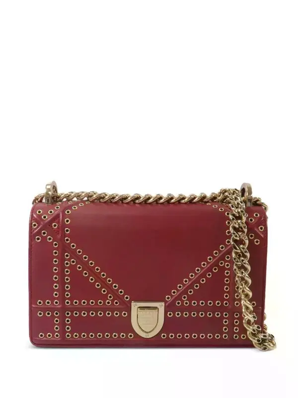 Dior Diorama Eyelet-embellished Shoulder Bag