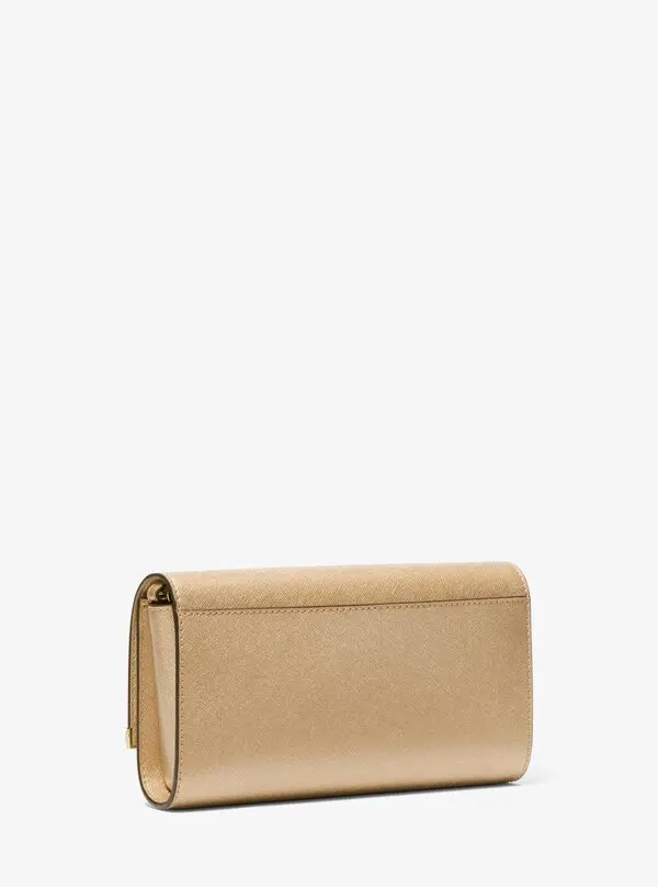 Michael Kors Mona Large Clutch - Gold