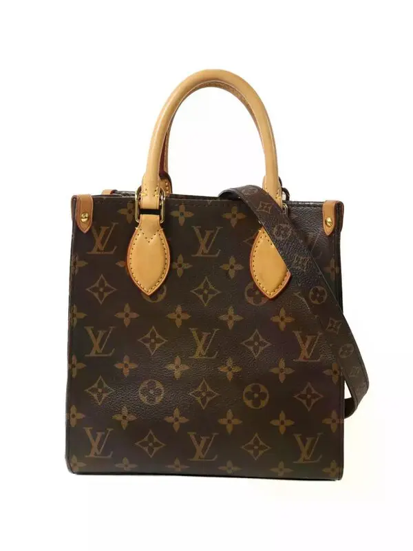 LOUIS VUITTON Monogram Sac Plat Bb Tote Bag