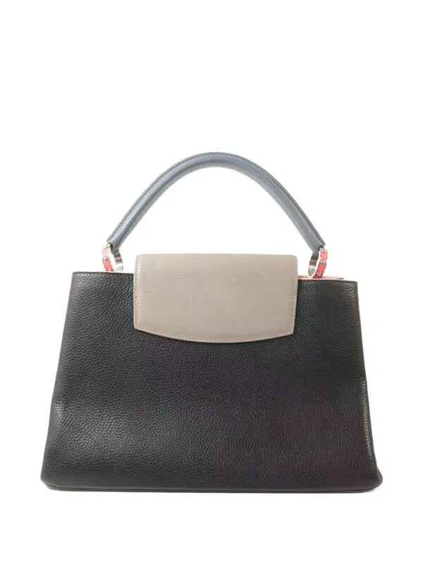 LOUIS VUITTON Capucines Mm Leather Tote Bag
