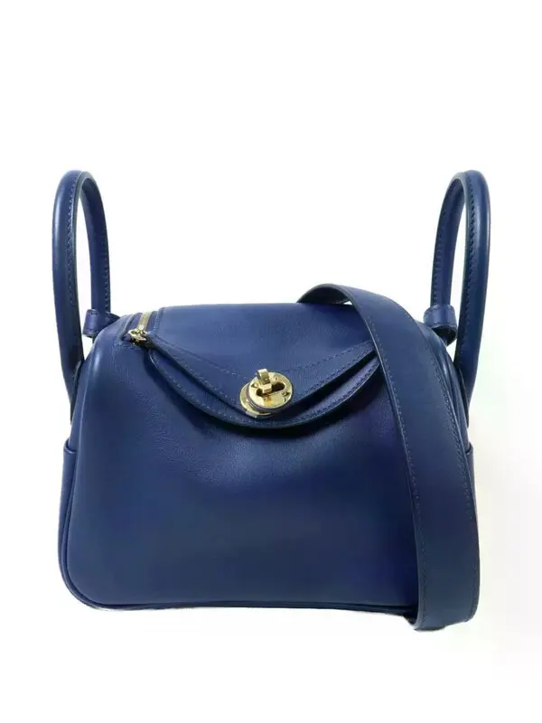 Hermès Mini Lindy Leather Tote Bag