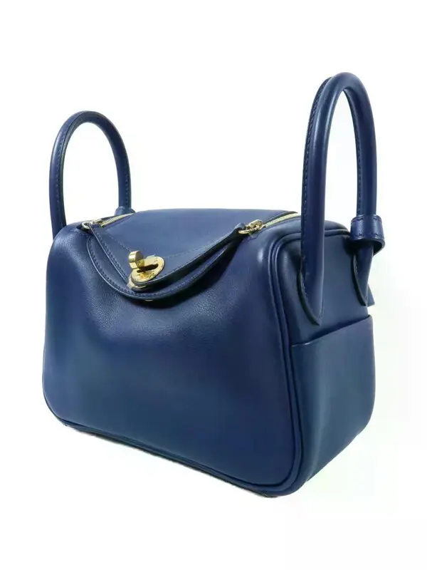 Hermès Mini Lindy Leather Tote Bag