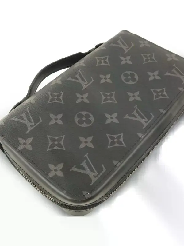 LOUIS VUITTON Monogram Eclipse Zippy Xl Wallet