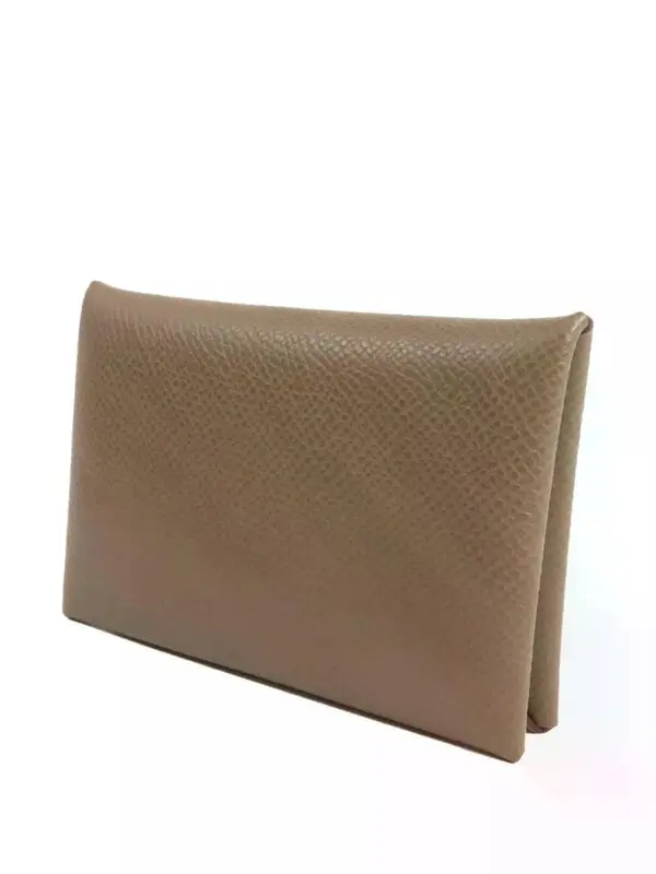 Hermès Calvi Leather Card Holder