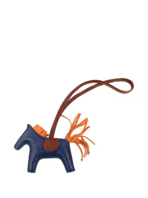 Hermès Pm Rodeo Horse Bag Charm - Blue